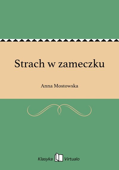 Ebook Strach w zameczku, Anna Mostowska - Virtualo.pl